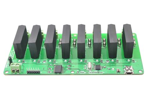 8 Channel USB Solid State Relay Module Ajitek Tech Solutions Pvt Ltd