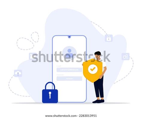 Global Data Security Personal Data Security Stock Vector Royalty Free