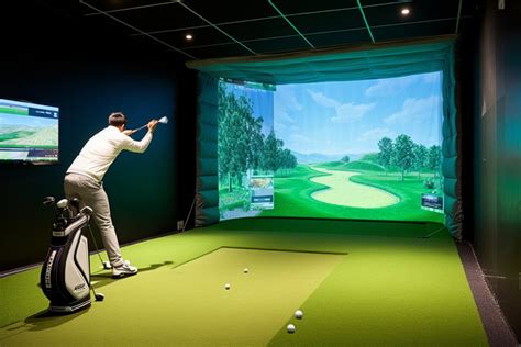 하이데라바드의 골프 시뮬레이터 높은 해상도 골프 드라이빙 레인지 배경 일러스트 및 사진 무료 다운로드 Pngtree