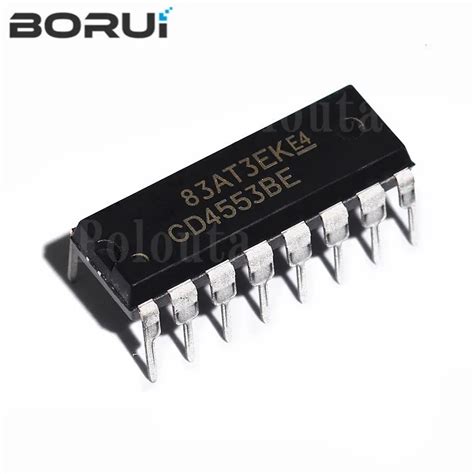 10pcs Cd4553be Hef4553bp Hef4553 Cd4553 4553 Dip16 Three Digit Bcd