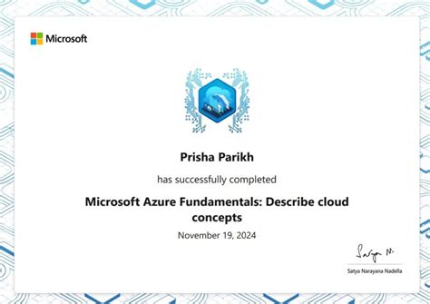 Prisha Parikh On Linkedin Cloudcomputing Microsoftcertified Azure