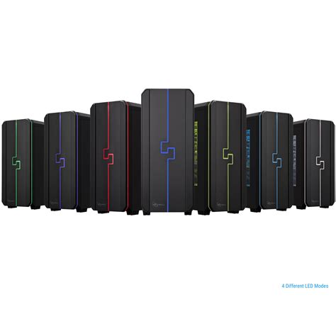 Buy ROSEWILL RGB ATX Mid Tower Gaming Computer Case With Side Window RGB LED Gaming Case With