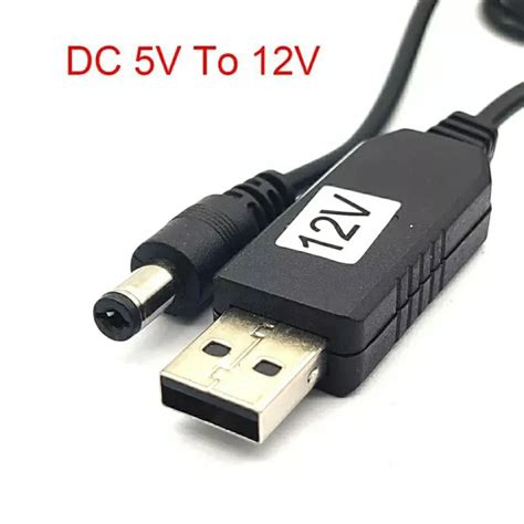 Usb Dc 5v To Dc 12v Step Up Cable Module Converter 2 1x5 5mm Male Connector Lazada PH