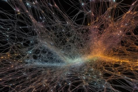 Premium Ai Image Complex Landscape Of Big Data Neural Networks Data