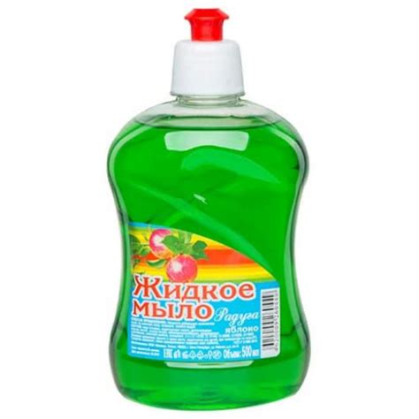 Мыло жидкое Радуга пуш-пул, яблоко, 500 мл