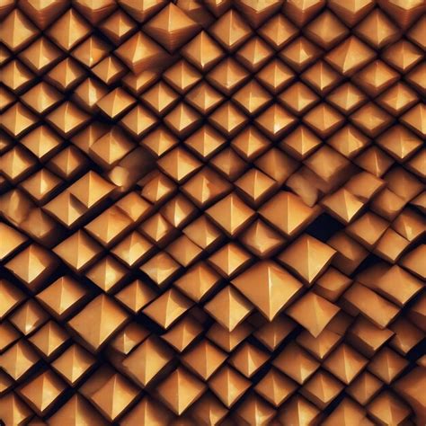 Premium Photo Pyramid Pattern