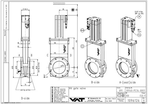 Hv Gate Valve With Wedge Design Vat Valves