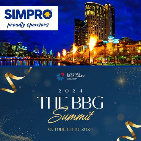 Simpro Thebbgsummit2024 Businessbenchmarkgroup Tradesandconstruction Simpro Software