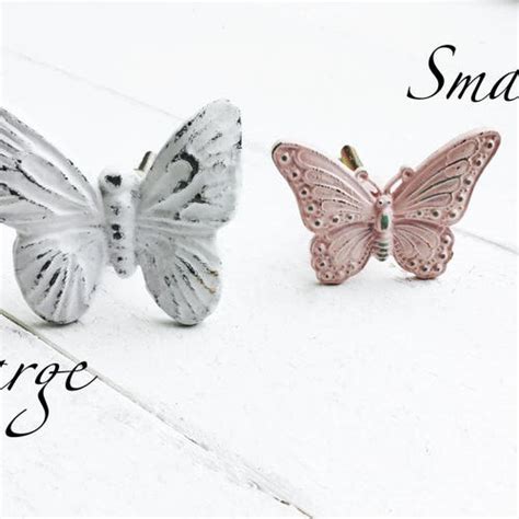 Butterfly Knob Metal Drawer Pull Knobs Decorative Knobs Etsy