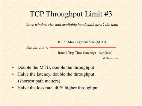 PPT TCP IP And Network Performance Tuning PowerPoint Presentation Free Download ID