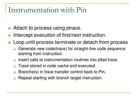 Ppt Pin Building Customized Program Analysis Tools With Dynamic