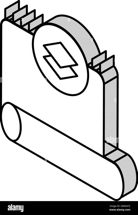 Silk Textile Isometric Icon Vector Illustration Stock Vector Image And Art Alamy