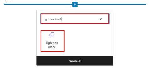 Display Lightbox Block Bplugins
