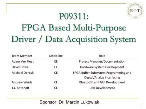 Ppt P09311 Fpga Based Multi Purpose Driver Data Acquisition System