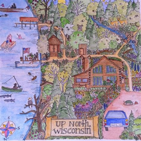 Custom Map Of Property Etsy