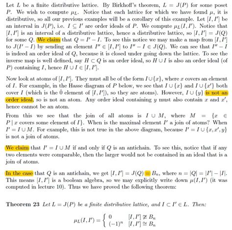 abstract algebra How is the Möbius function in boolean sets Mathematics Stack Exchange