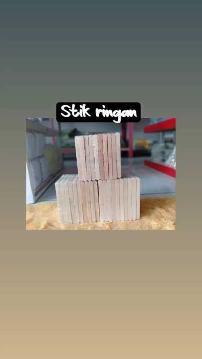 Stik Setik Stick Es Krim Ringan Isi 500pcs Lazada Indonesia