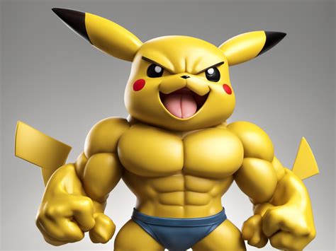 Buff Pikachu The Ultimate Thunder Titan By Gm 3d Print Makerworld