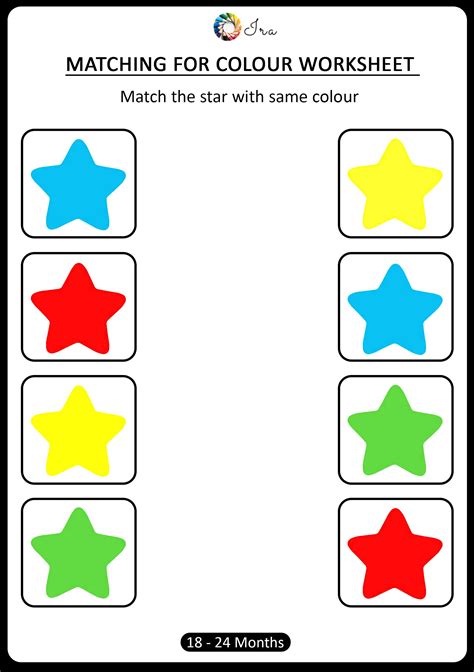 Color Matching Activity Printable Printable Learning Sheets