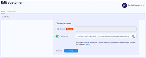 Communication Via Telegram Chatbot Finkoper