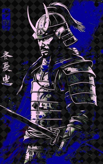 Chinese Han Warrior Portrait With Traditional Armor And Helm Png