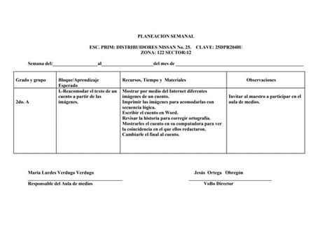 Planeacion Semanal Doc