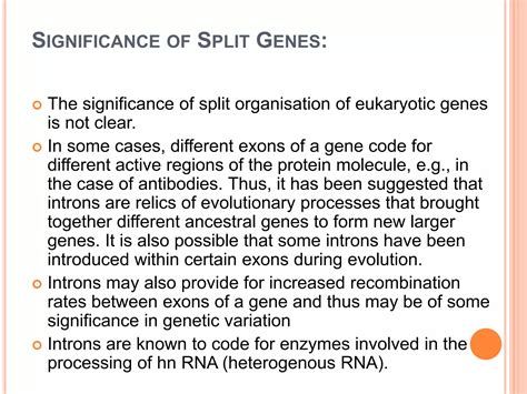 Fine Structureof Gene Allelic Complementation And Split Gene Pptx