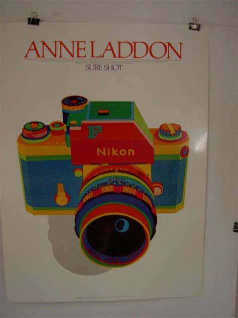 Anne Laddon Poster Sure Shot Vintage 1981 25 X 34 Nikon Camera 1833598066