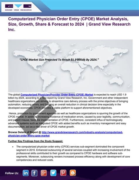 Computerized Physician Order Entry Systems Marketpdf
