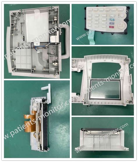 Mac800 Ecg Machine Front Panel With Screen Keypad Printer Door Printer Assembly Rear Casing