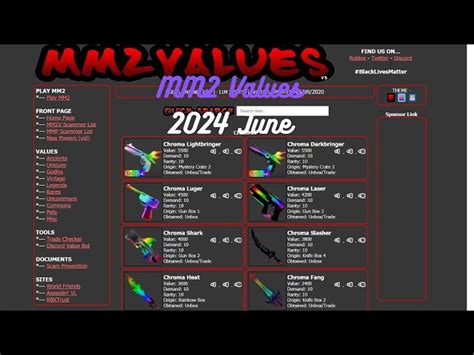Value Mm2 Roblox Murder Mystery 2 Mm2 Super Rare Godly Knives And Guns