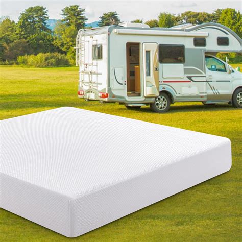 10 Inch Rv Mattress Short Queenpremier Cool Green Tea Gel