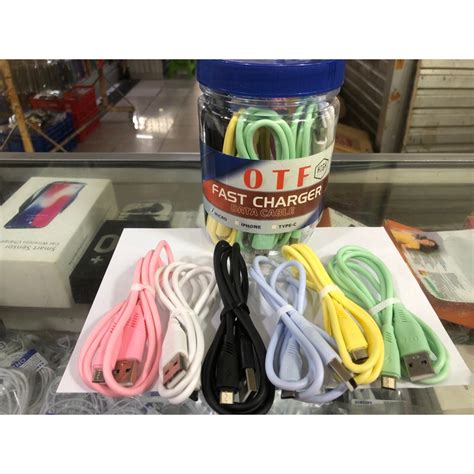 Jual Kabel Data OTF Micro Bulat Isi 15pcs Shopee Indonesia