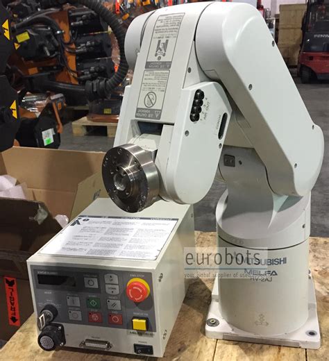 Used Robot Melfa Rv 2aj With Mitsubishi Melfa Cr1 571 Controller