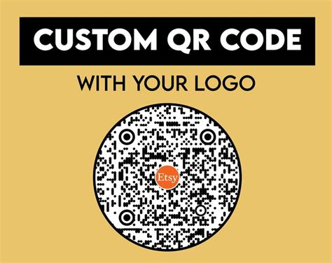 Custom Qr Code In A Circle Shape Qr Code With Logo Qr Code Etsy In 2023 Coding Qr Code Custom