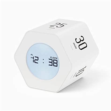 Mooas Multi Hexagon Clock Cube Timer Digital Clock Time Timer Pomodoro Timers Backlit Display