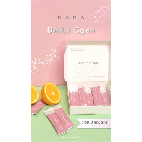 Jual Nama Daily Cgen 1box Isi 15pcs Shopee Indonesia