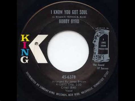 Bobby Byrd I Know You Got Soul Instrumental Loop Funk Soul Youtube