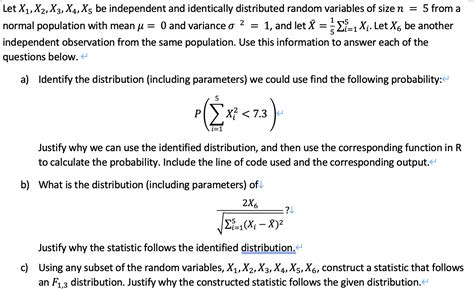 Solved 2 1 Let X1 X2 X3 X4 X Be Independent And Chegg Com