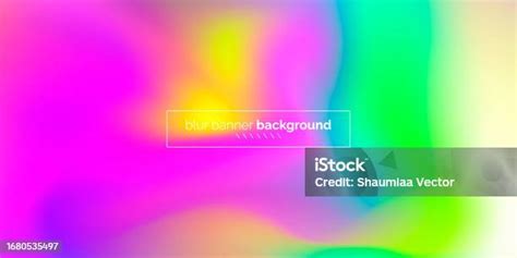 추상적인 동적 웨이브 레이어 배경 디자인 현대 무지개 그라데이션 색상 물결 모양 추상 모양 구성 디자인 웹 사이트 방문 페이지 템플릿 3차원 형태에 대한 스톡 벡터 아트 및