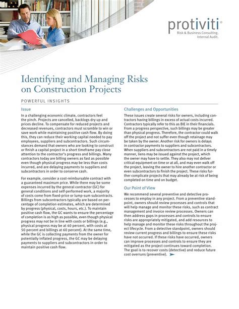 PDF Identifying And Managing Risks On Construction Projects DOKUMEN TIPS