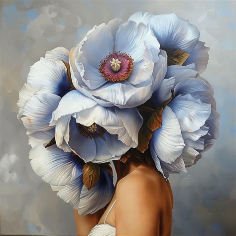 Купити картину Дівчина з білими квітами Штучний Інтелект у Києві доступна ціна в Україні