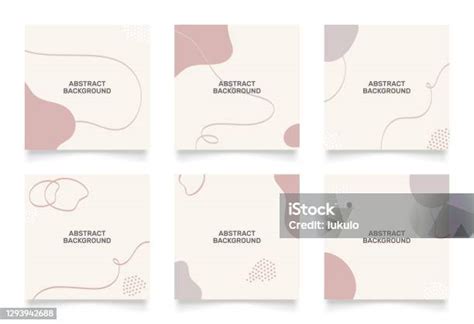 소셜 미디어 인스타 스토리 피드 게시물에 대한 추상적 인 배경 디자인 빨간색 회색 갈색 낙서 모양 손 그려진 개체 텍스트공간을 복사합니다 인스 타 그램 스퀘어 전단지 배너