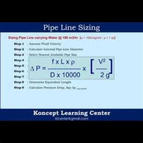 Pipeline Sizing Calculation In Vasai Virar Id 2853779658797