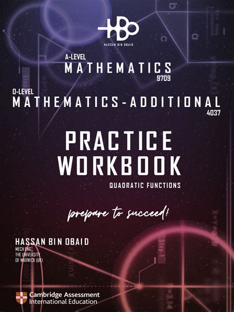 A Level Quadratic Functions 2 Pdf Qualifications Secondary Education