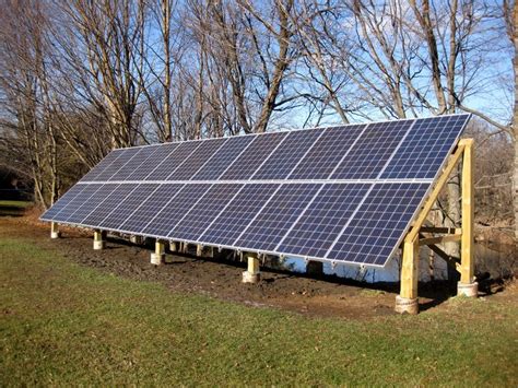 Diy Wood Groundmount For Solar Panel System