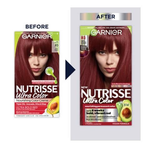 Garnier Nutrisse Ultra Color Nourishing Permanent Hair Color R3 Light