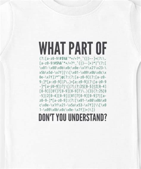 What Part Of Dont You Understand Email Regex Coder Humor Geeksta