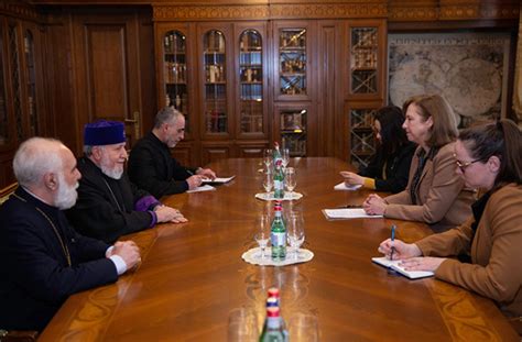 Կաթողիկոսը ԱՄՆ դեսպանի հետ քննարկել է գերեվարված հայորդիների ազատ արձակման հարցը