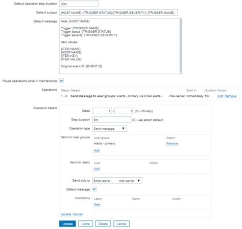 Zabbix Log Monitoring Trigger Configuration Action Alert Configuration Zabbix Forums